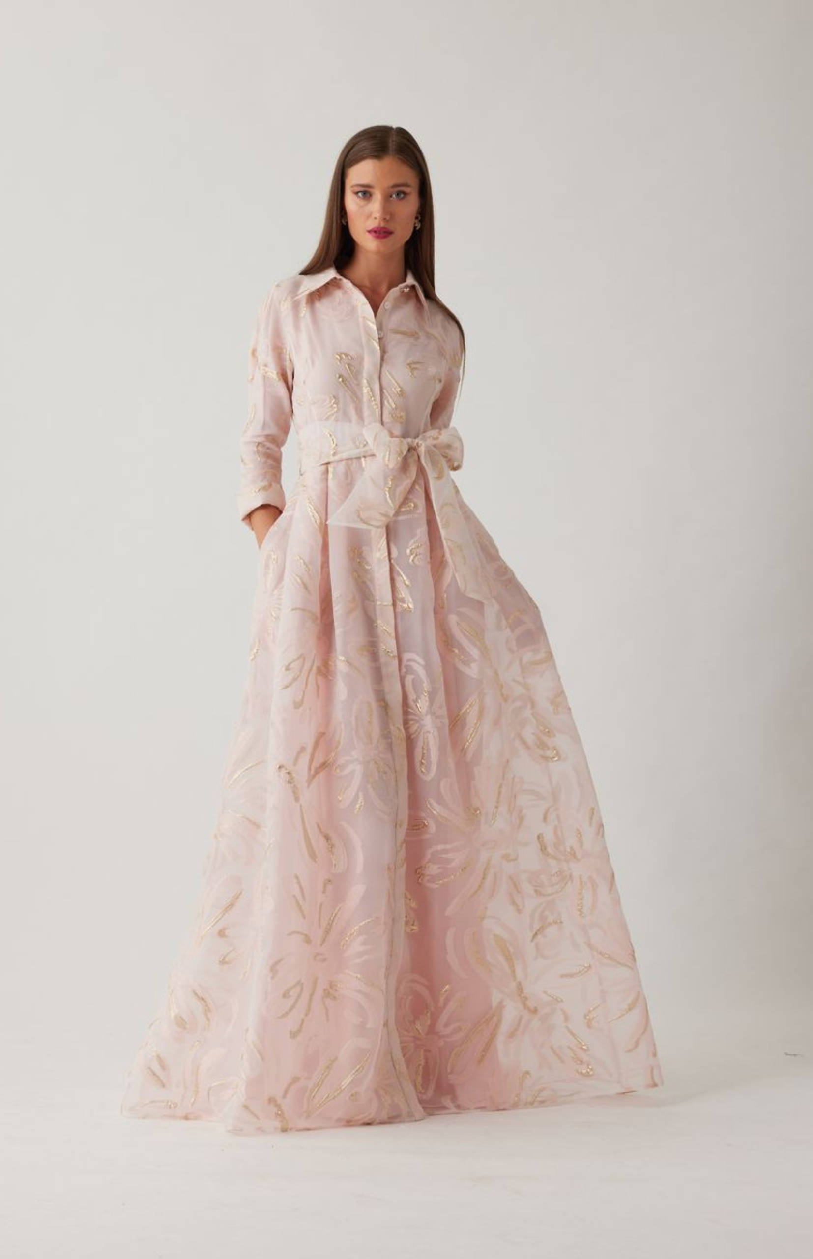 NIDIA SHIRT WAIST GOWN - COMING SOON - Fredas